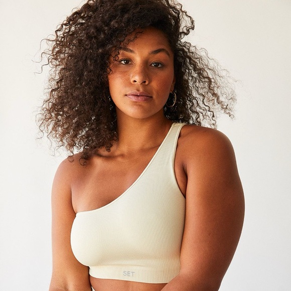 SET Active | Pants & Jumpsuits | Set Active Sculptflex One Shoulder Bra ...
